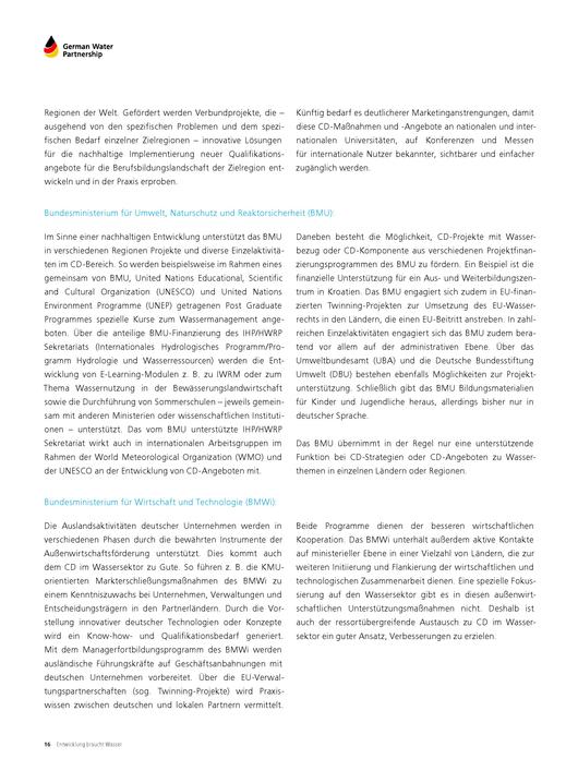Factsheet - German Water Partnership