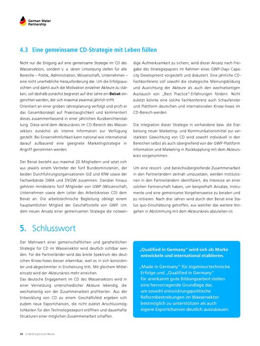 Factsheet - German Water Partnership