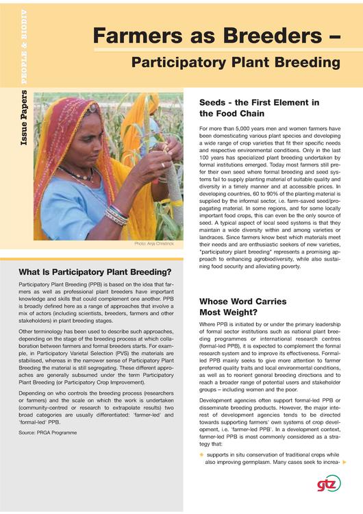 File Giz Farmers As Breeders Participatory Plant Breeding Pdf